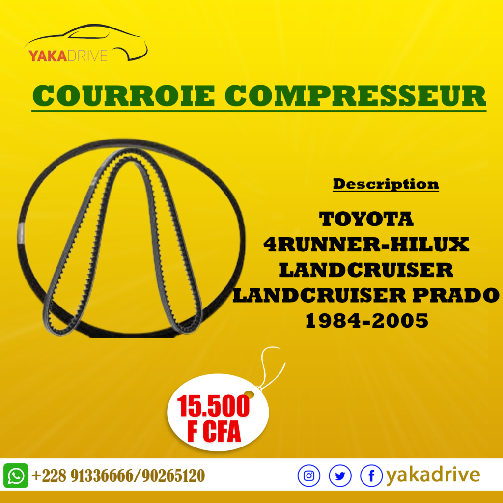 COURROIE COMPRESSEUR - YAKADRIVE